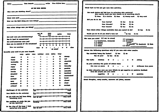 The Experience Sampling Method | SpringerLink