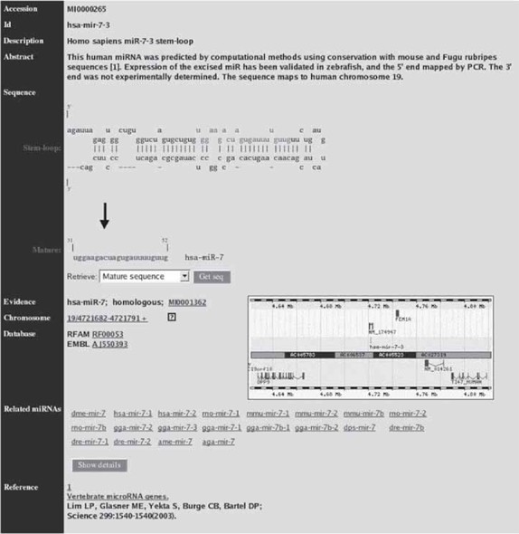 miRBase:The MicroRNA Sequence Database | SpringerLink