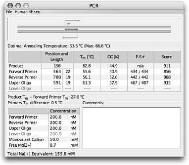 OLIGO 7 Primer Analysis Software | SpringerLink
