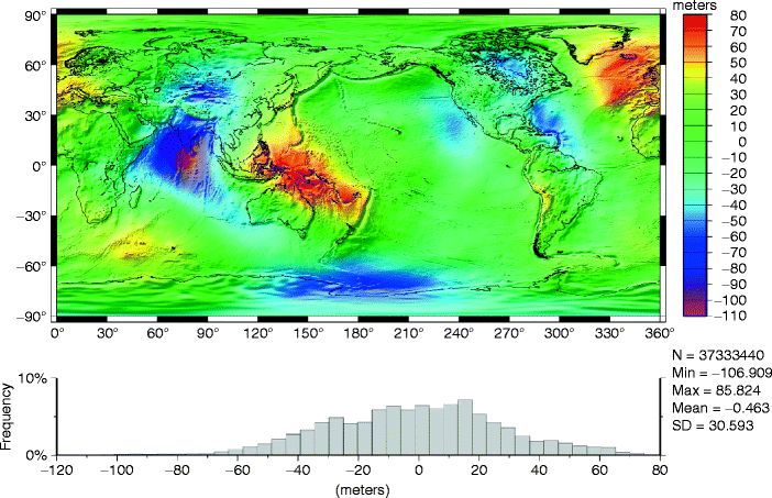Earth Gravitational Model 2008 Egm2008 - The Earth Images Revimage.Org