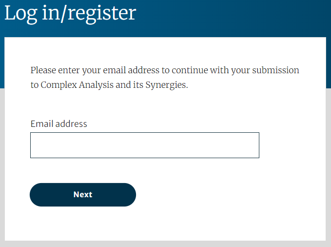 SNAPP – A New Manuscript Submission system | Complex Analysis and its ...