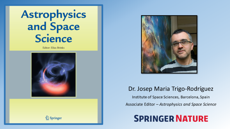 New Associate Editor: Prof. Josep Maria Trigo Rodríguez | Astrophysics ...