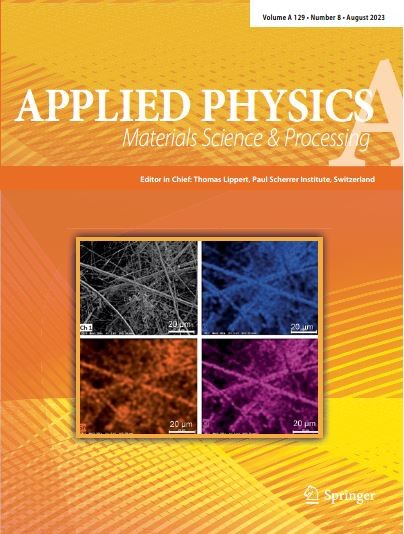 Applied Physics A: Materials Science & Processing Gallery of covers ...