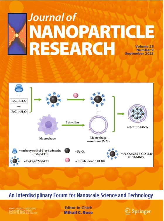 Journal of Nanoparticle Research's Gallery of Covers | Journal of ...