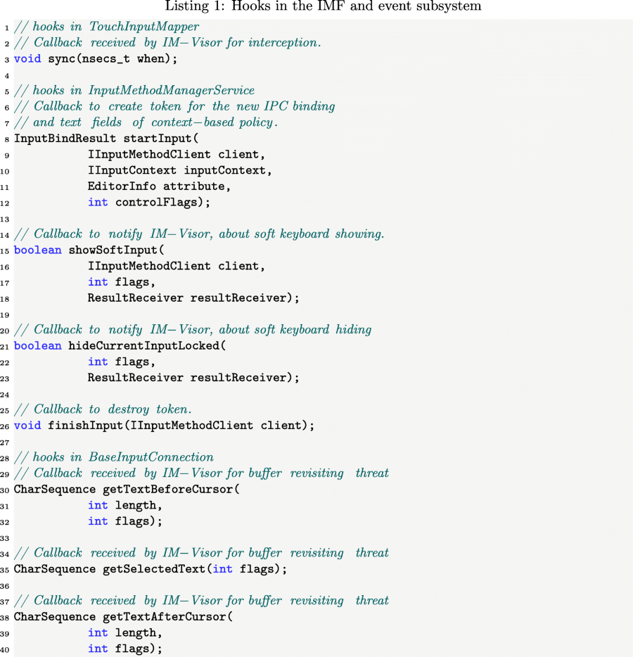 Using IM-Visor to stop untrusted IME apps from stealing sensitive ...