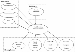 Explaining brand switching behavior using pull–push–mooring theory and the theory of reasoned ...