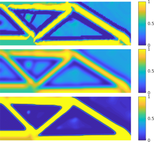 Level set topology and shape optimization by density methods using cut elements with length ...