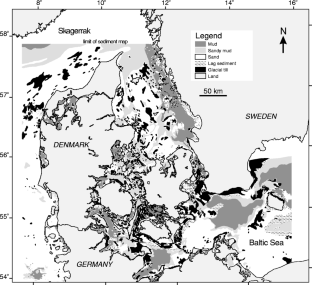 Shallow gas depth-contour map of the Skagerrak-western Baltic Sea ...
