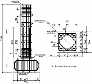 Experimental testing on emulative connections for precast columns using ...