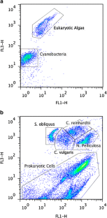 Identification and quantification of suspended algae and bacteria ...