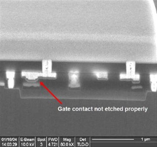 Failure localization with active and passive voltage contrast in FIB ...