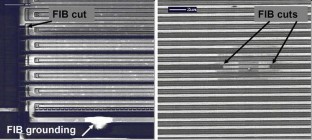 Failure localization with active and passive voltage contrast in FIB ...