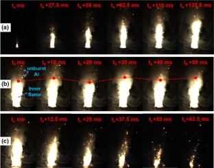 Thermal decomposition and combustion characteristics of Al/AP/HTPB ...