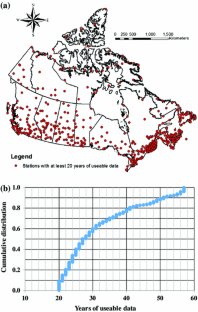 Analysis of extreme ground snow loads for Canada using snow depth ...