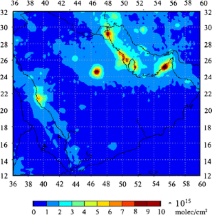 Air pollution in the Arabian Peninsula (Saudi Arabia, the United Arab ...