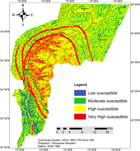 Landslide susceptibility mapping using GIS and weighted overlay method: a case study from NW ...