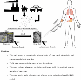 Investigation of microrubbers, microplastics and heavy metals in street ...