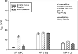 Impact of spray-drying conditions on the particle size of microparticulated whey protein ...