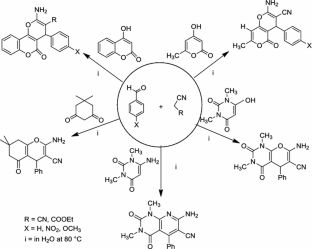 Synthesis of various heterocyclic compounds via multi-component ...