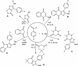 Synthesis of various heterocyclic compounds via multi-component ...