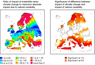 Relative impacts of human-induced climate change and natural climate ...