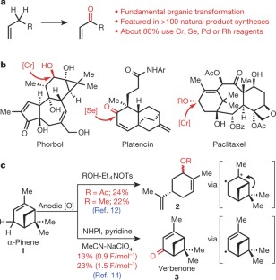 Scalable and sustainable electrochemical allylic C–H oxidation | Nature