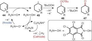 Scalable and sustainable electrochemical allylic C–H oxidation | Nature