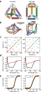Design of coiled-coil protein-origami cages that self-assemble in vitro ...
