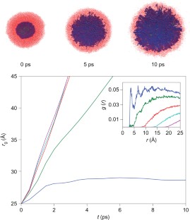 Coulomb explosion during the early stages of the reaction of alkali ...