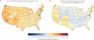Geographic variation in opinions on climate change at state and local ...