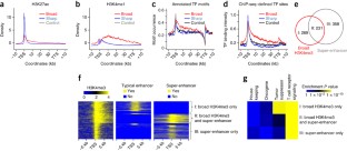 Broad H3K4me3 is associated with increased transcription elongation and enhancer activity at ...