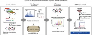 A large-scale targeted proteomics assay resource based on an in vitro human proteome | Nature ...