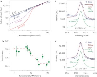 Monolayer excitonic laser | Nature Photonics