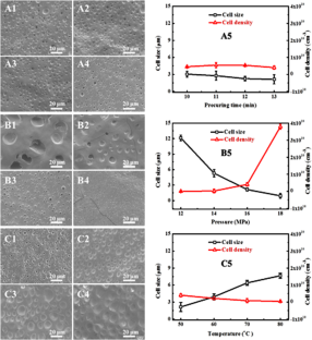 Microstructure and properties of microcellular silicone rubber foams ...
