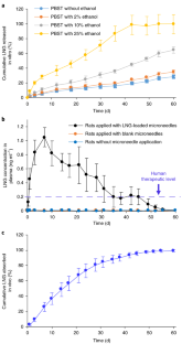 Rapidly separable microneedle patch for the sustained release of a ...