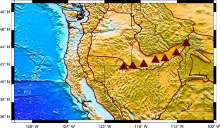 Anomalous mantle transition zone beneath the Yellowstone hotspot track ...