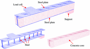 Finite element analysis on steel–concrete–steel sandwich beams ...