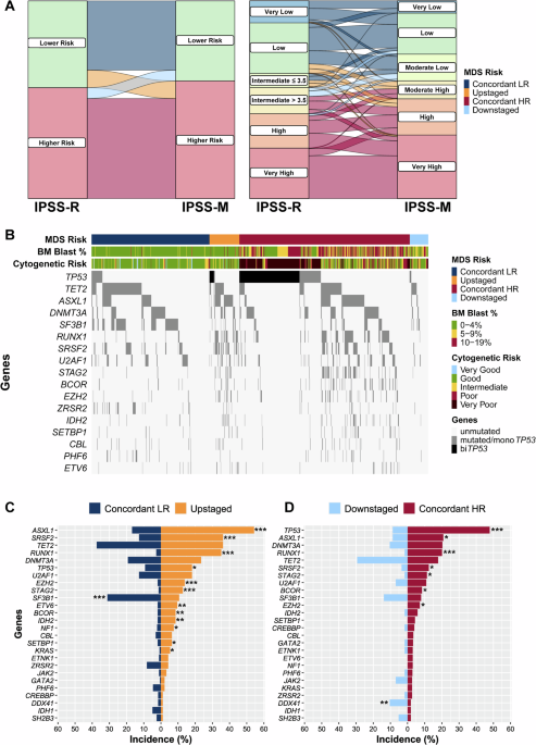 Impact of discordant revised versus molecular international prognostic ...