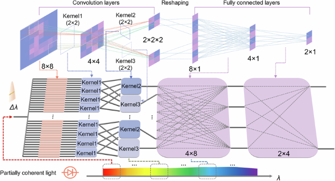 Scaling up for end-to-end on-chip photonic neural network inference | Light: Science & Applications
