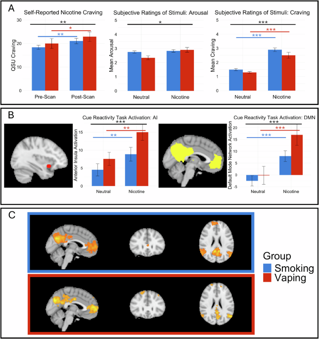 Brain reactivity to nicotine cues mediates the link between resting ...