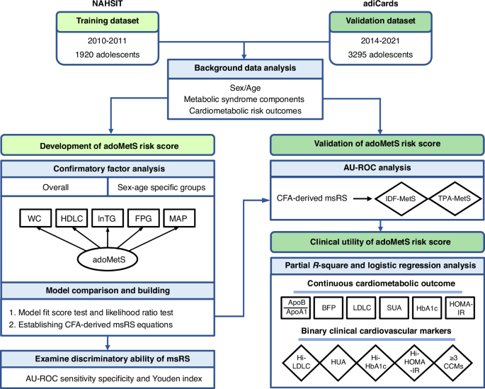 Confirmatory-factor-analysis-derived metabolic syndrome risk score ...