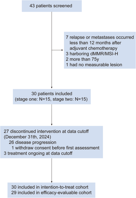 Anlotinib plus sintilimab as first-line treatment for patients with advanced colorectal cancer ...
