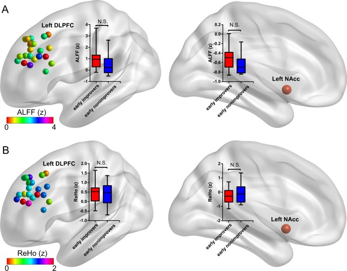 Stimulated left DLPFC-nucleus accumbens functional connectivity ...
