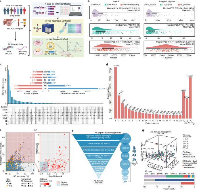Harnessing alternative splicing for off-the-shelf mRNA neoantigen ...