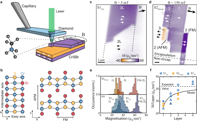 Imaging nanomagnetism and magnetic phase transitions in atomically thin ...