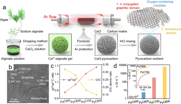 Utilizing cost-effective pyrocarbon for highly efficient gold retrieval ...