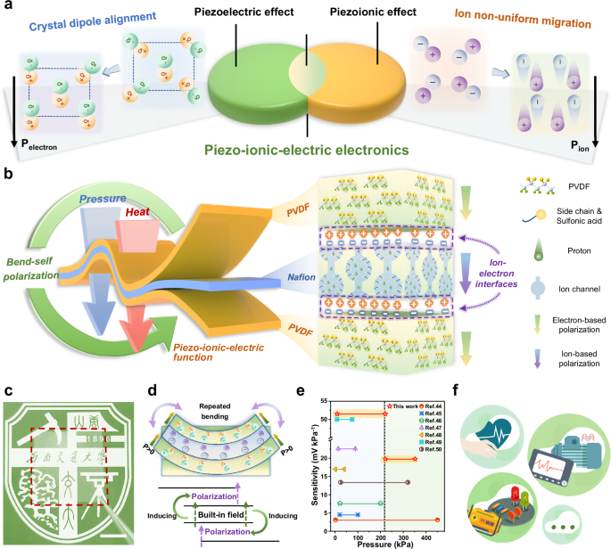 All-polymer piezo-ionic-electric electronics | Nature Communications