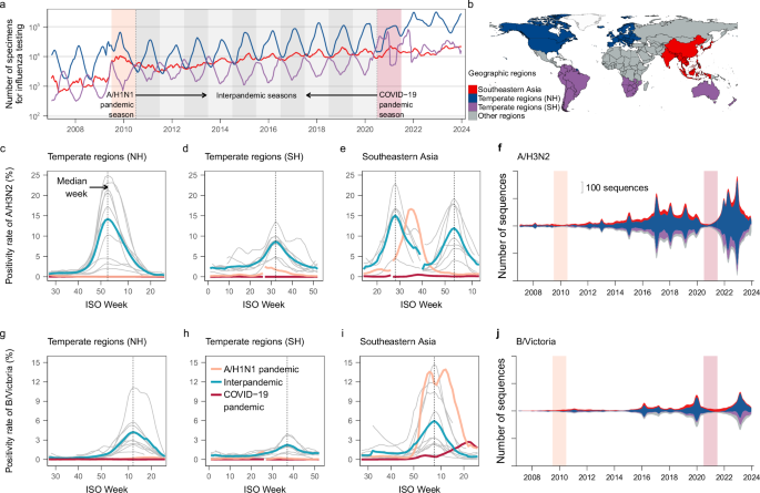 Disruption of seasonal influenza circulation and evolution during the ...