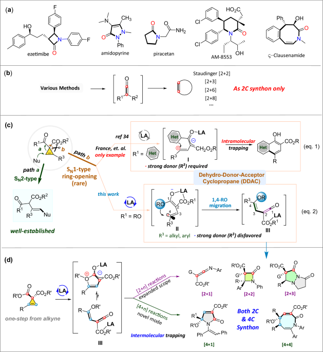 Ring opening of donor-acceptor-type cyclopropene unveils electrophilic ...