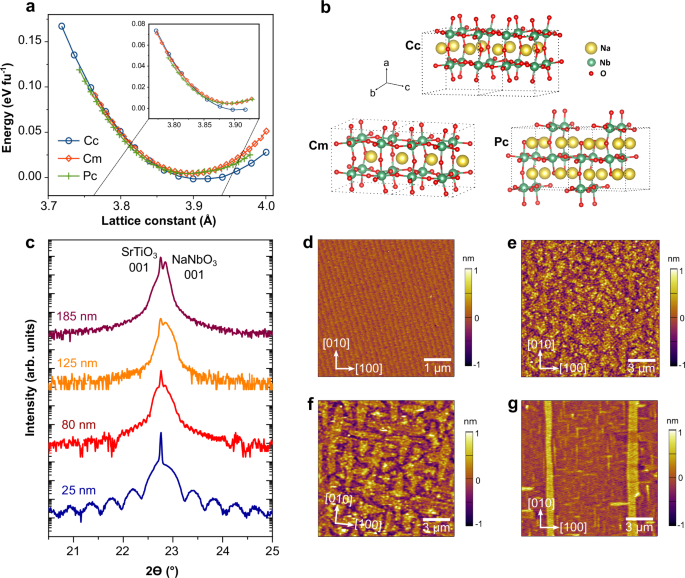 Strain-induced lead-free morphotropic phase boundary | Nature Communications